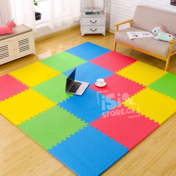 Alfombra goma eva 4 colores 40x40cms, 12mm – IsiStore